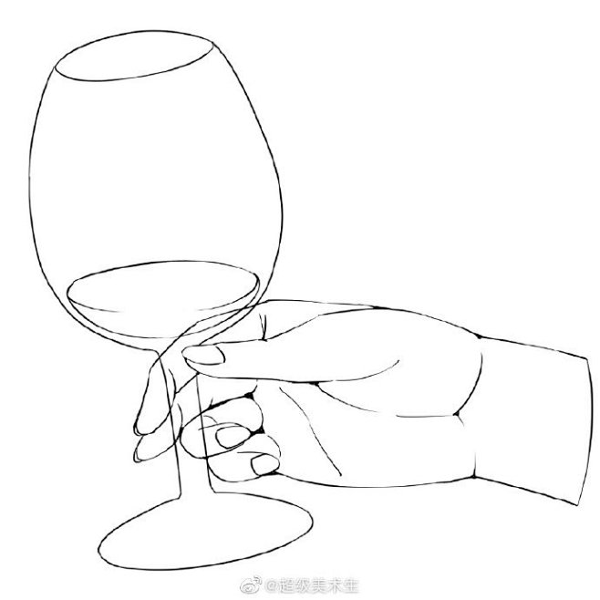 单、双手持物动作线稿 . 分析多角度手部姿态变化 . 手绘速写人物插画参考