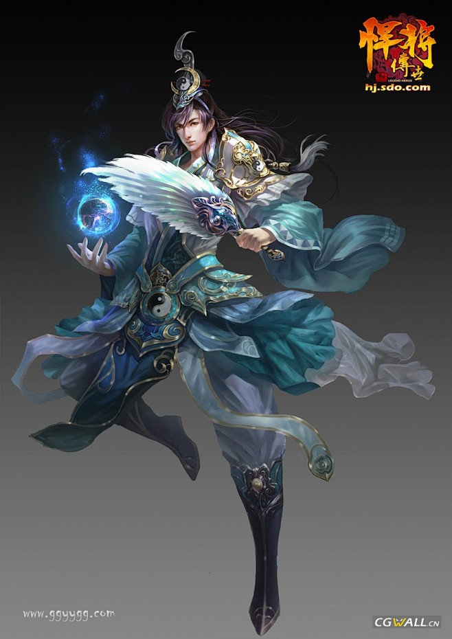 道士男_悍将传世_CGwall游戏原画网站