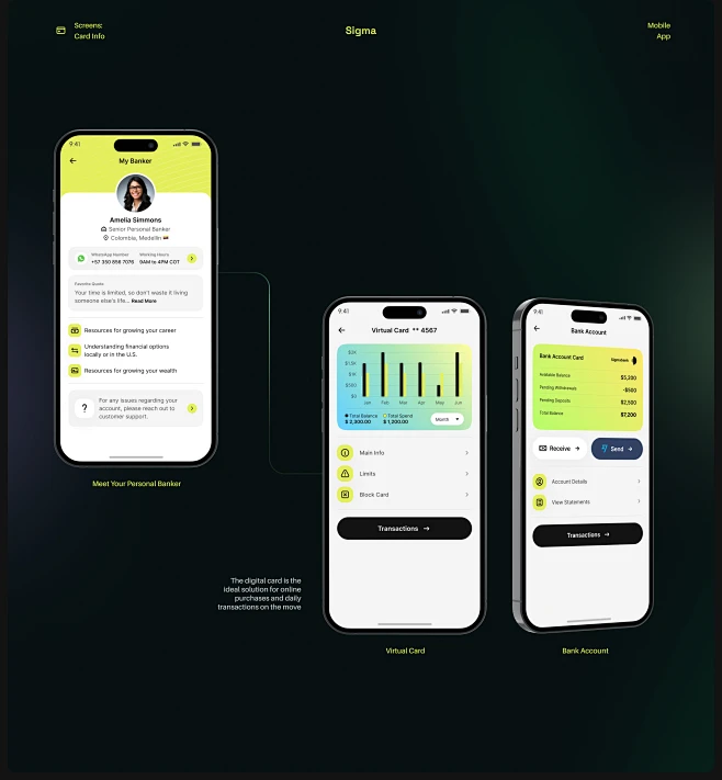 Sigma - UI/UX Design for Fintech Company :: Behance-花瓣网