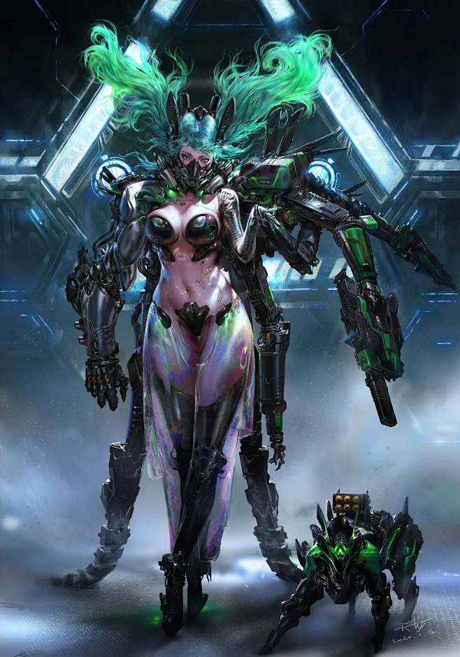 就八张图，但是能让你眼前一亮 作者Tianlong Zheng-日韩画风-微元素 - Element3ds.com!-花瓣网