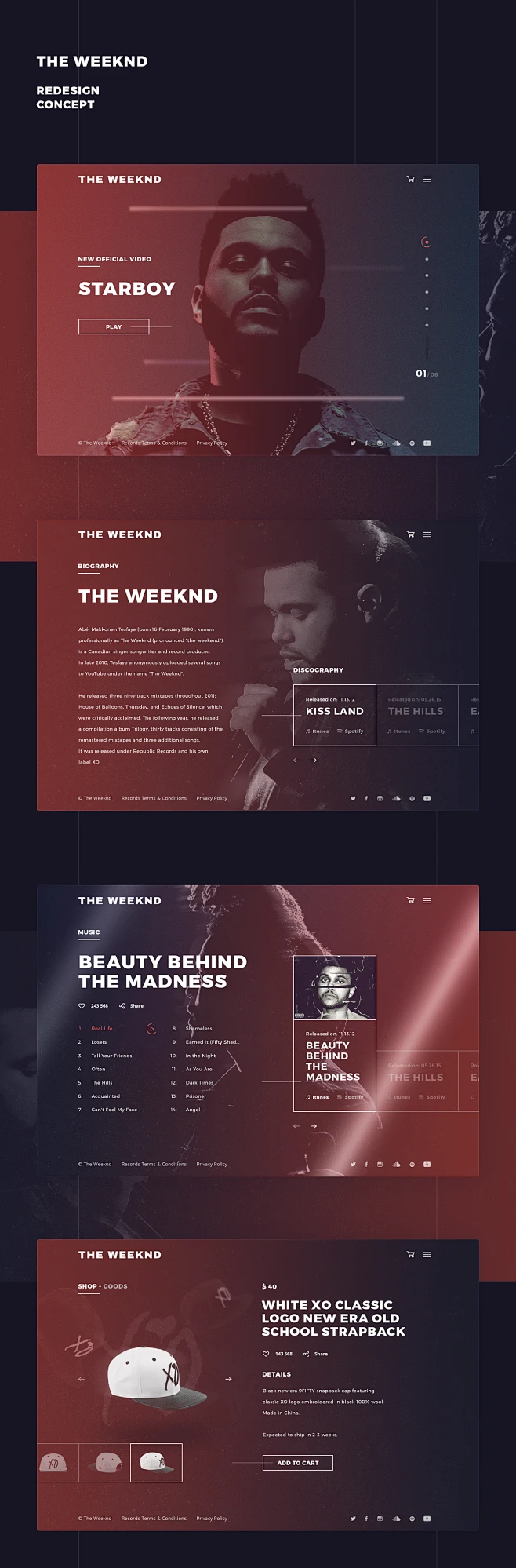 The Weeknd Redesign Concept : The Weeknd Redesign Concept.Photos and ...