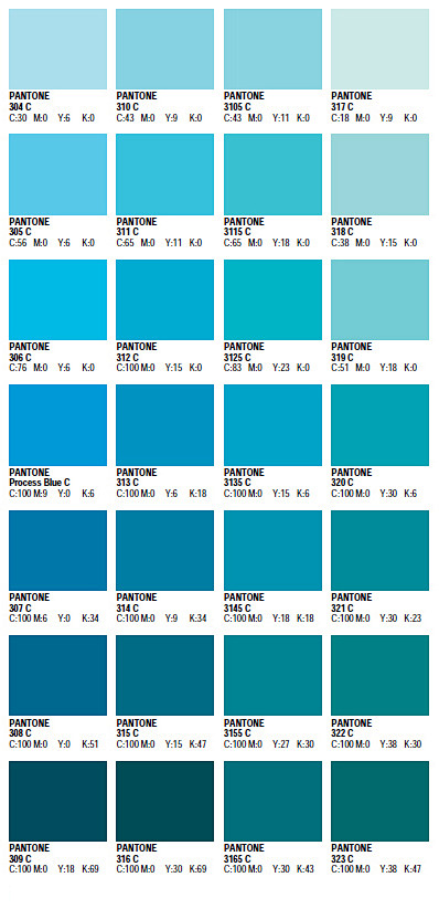 PANTONE与CMYK颜色对照表