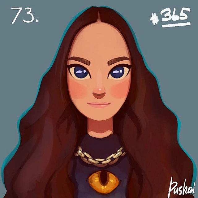 #365 #365rounds #pushai #art #girleveryday #girl #photoshop # ...
