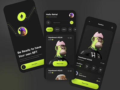 NFT Market App.-花瓣网