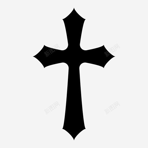 十字架宗教象征耶稣块图标 icon 标识 标志 UI图标 设计图片 免费下载 页面网页 平面电商 创意素材