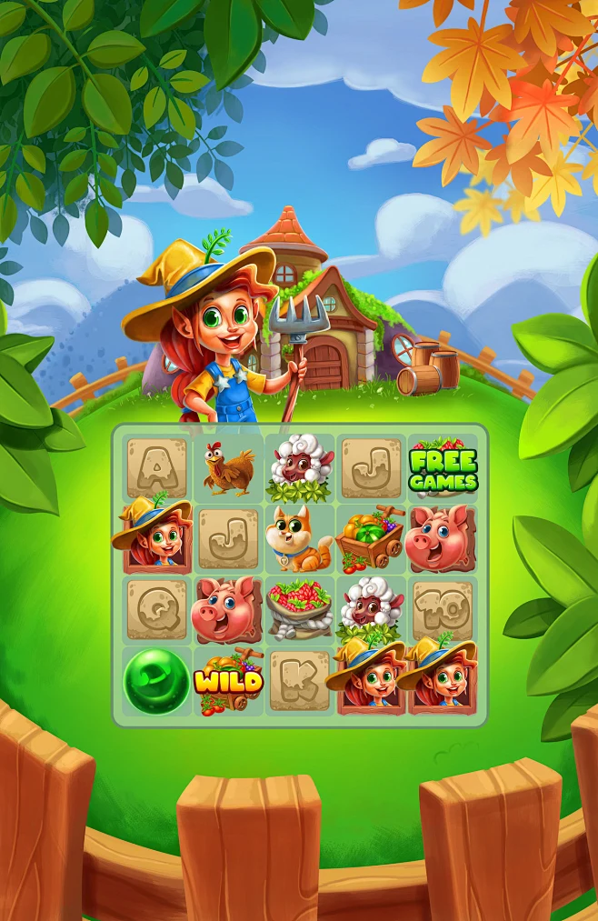 2D art animals Arcade game Digital Art Game Art game concept game ...