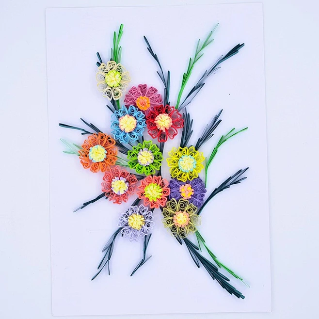 Colorful Theme Paper Quilling Strips For Handcraft/children's Diy - Buy ...