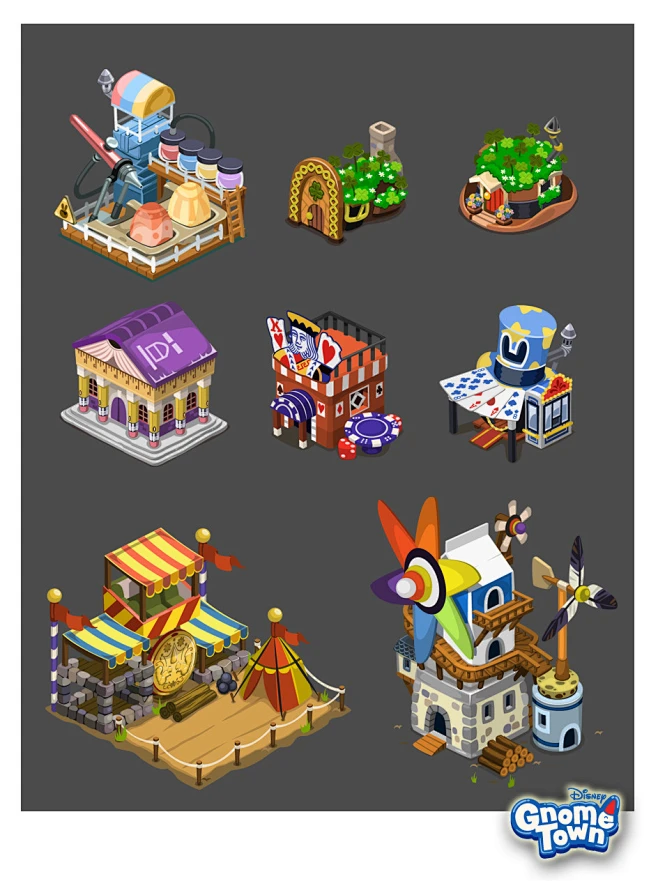 Gnome Town Buildings 2, Alpha Gamboa : Buildings for Gnome Town (Disney ...