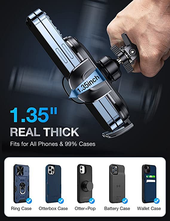 Amazon.com: [Biggest Arms] TORRAS Car Phone Holder Mount Vent Clip ...