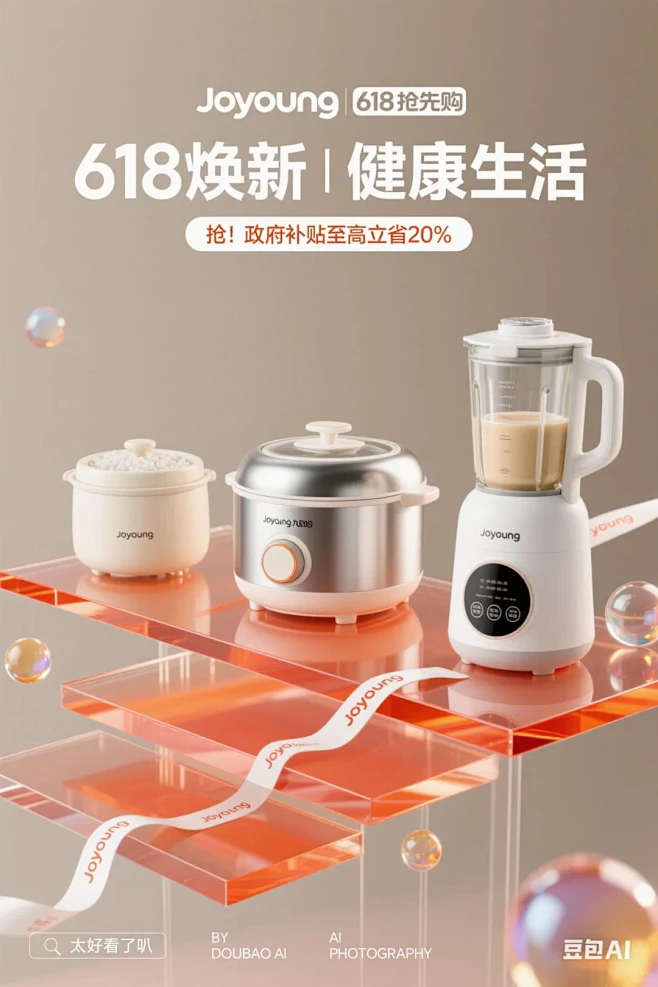 AI直出618抢先购活动促销主视觉海报！ - 小红书-花瓣网