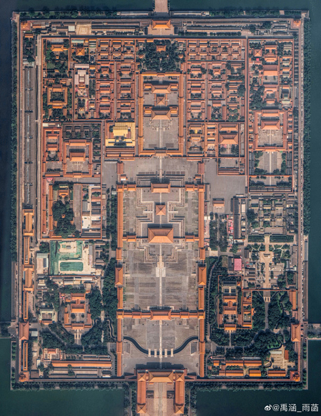 北京故宫博物院高清俯视.