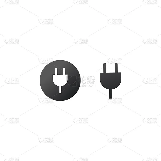 charger wall plug icon . charger sign for web and 图片_其他图片图片素材-花瓣网