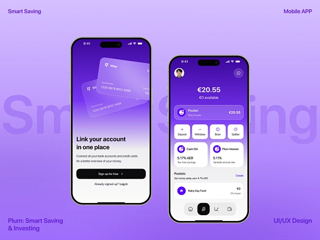 Smart Saving & Investing App UI/UX by Arafat Mahfuz on Dribbble-花瓣网