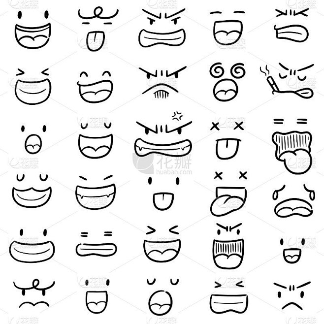 cartoon face图片_其他图片图片素材-花瓣网