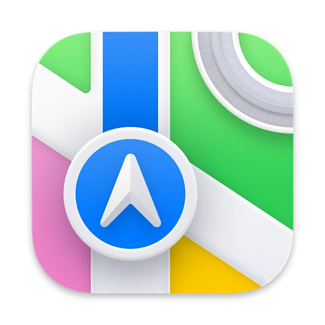 Maps app icon-花瓣网
