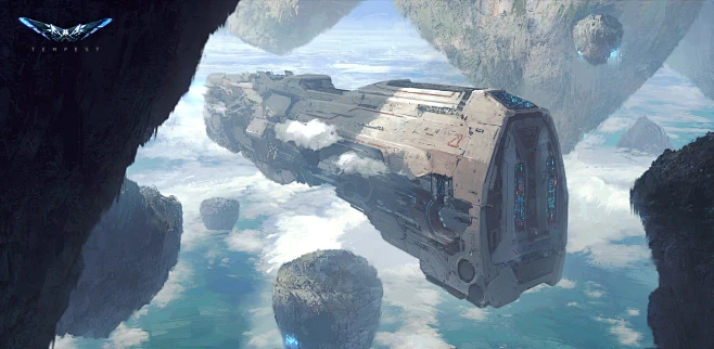 Island range (Tempest), Pavel Vophira : Concept art for the project ...