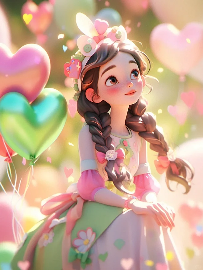 Ai绘画《迪士尼在逃公主》咒语分享