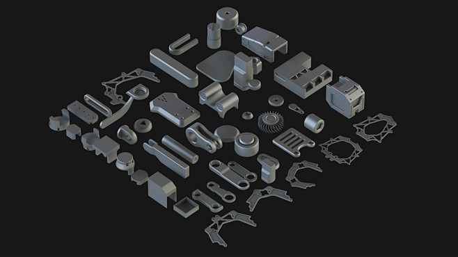 Hard Surface Kitbash Pack 01