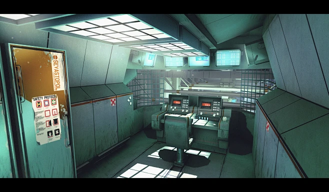 Alien Isolation_Spaceport Environment Concept Dump, Brad Wright : Alien ...