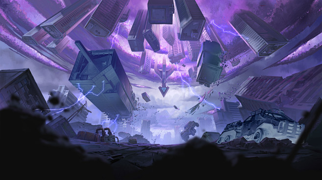 Apex Legends - "Based on a true story" - Background Paintings
