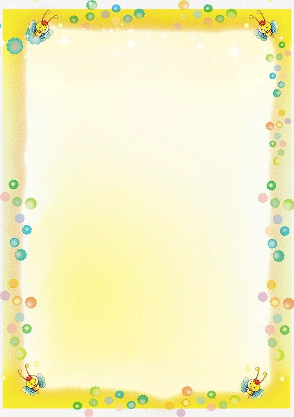 黄色边框psd免抠素材_新图网 https://ixintu.com 黄色 边框 彩色圆形-花瓣网