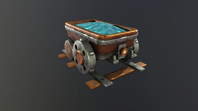 3dEx's Minecart, Cihan Can Türker : This minecart is modeled by the ...