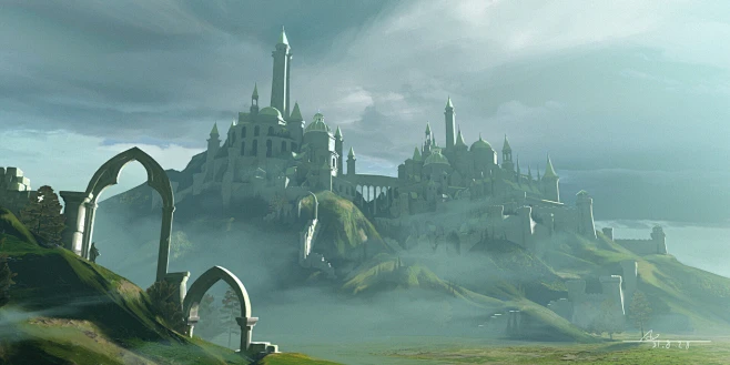 Fornost Erain-fanart-花瓣网