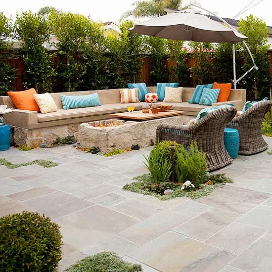 Patio Space Planning图片_露台花园图片素材-花瓣网