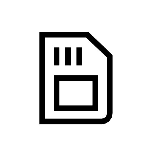 微型sd卡存储卡微芯片 https://88ICON.com 微型sd卡 存储卡 微芯片 sd卡 迷你图标集网页设计设备