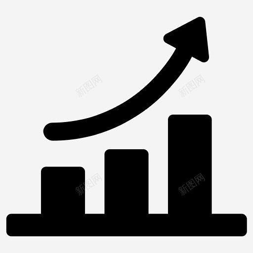 增加获得提高图标 销售 icon 标识 标志 UI图标 设计图片 免费下载 页面网页 平面电商 创意素材