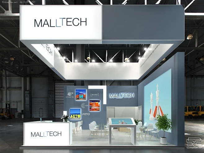 【MALLTECH】展台设计分享 - 52展览设计-花瓣网