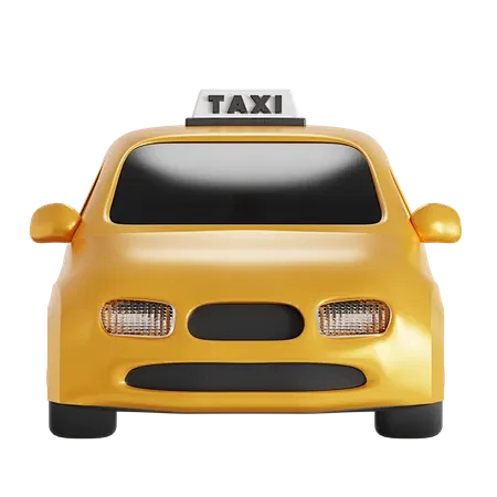 Taxi 3D Icon-花瓣网