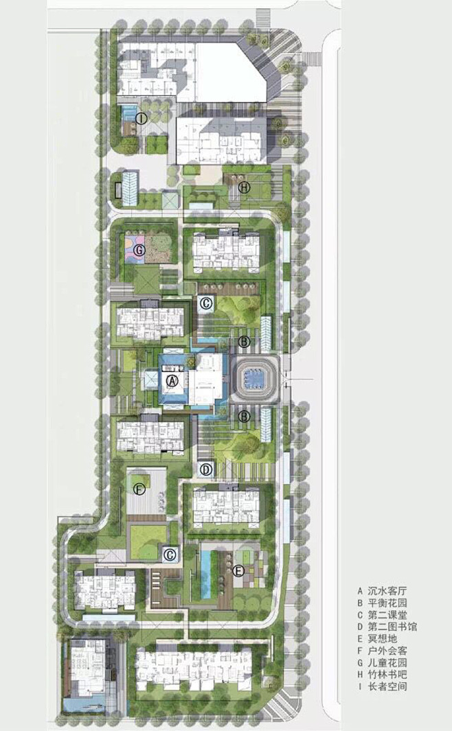 居住区平面图 (52)-花瓣网