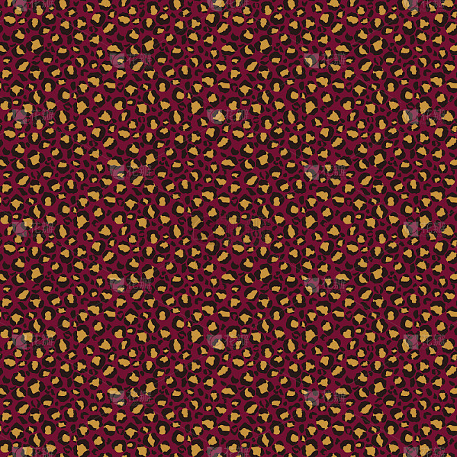 Funky Leopard Print Seamless Pattern