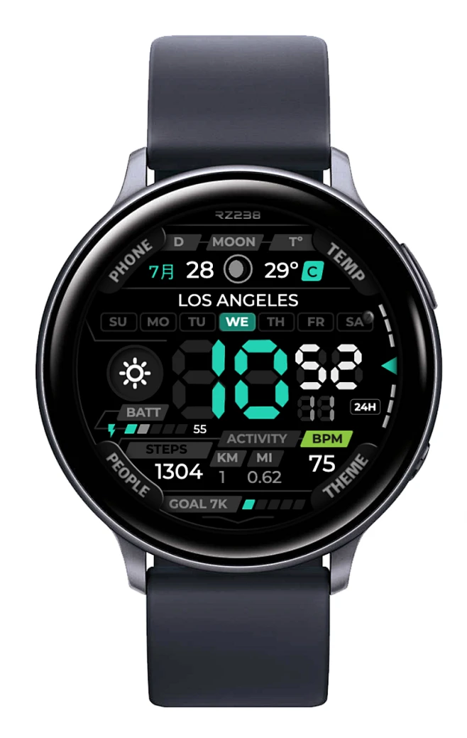 RZ238 PRO • Facer: the world's largest watch face platform-花瓣网