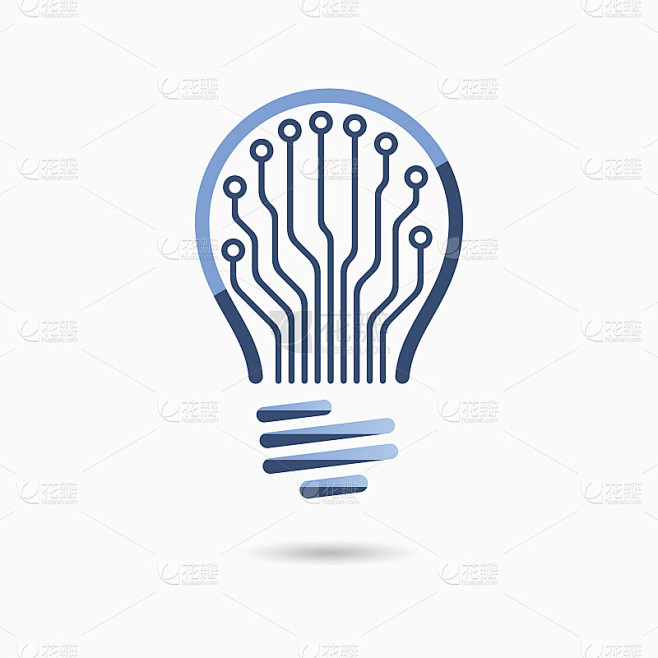 灯泡想法矢量图标