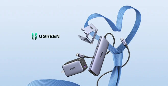 UGREEN-2023产品渲染-花瓣网