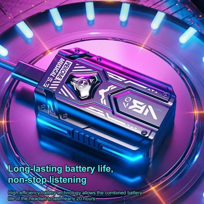 WEKOME VB07 Mecha Series Blade Wireless Bluetooth Earphones Experience ...