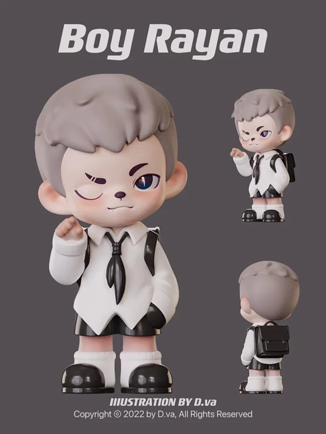 潮玩新品｜痞帅男孩Rayan游戏人生全款图透-花瓣网