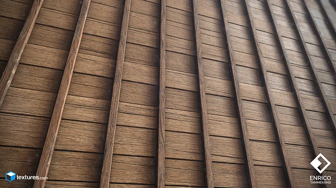 Beamed Wooden Planks, Enrico Tammekänd : Beamed Wooden Planks material ...