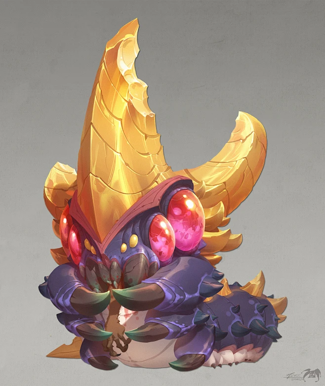 Carnivorous larva-花瓣网