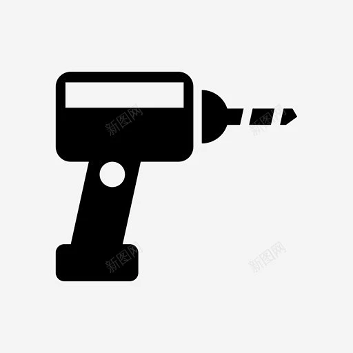 钻头电钻工具图标高清素材 页面网页 平面电商 创意素材 png素材-花瓣网