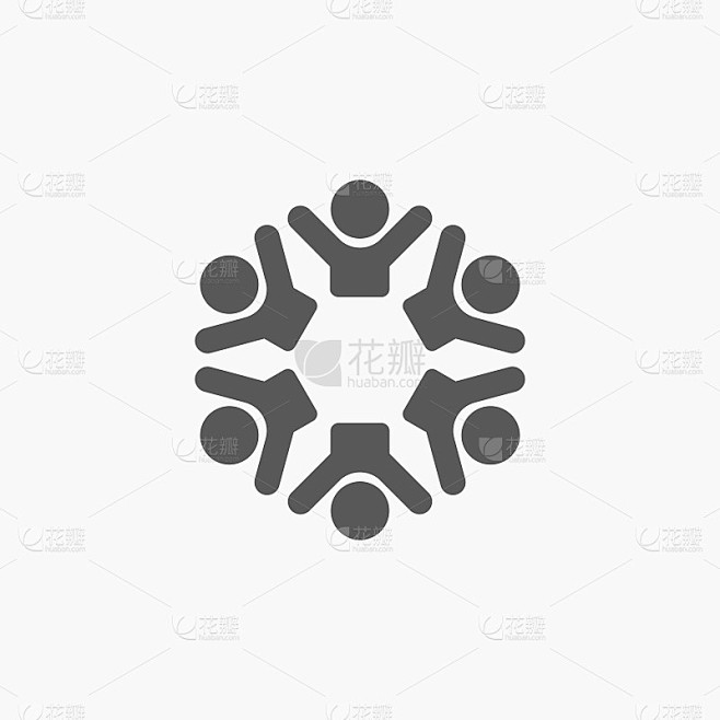 团队合作的图标