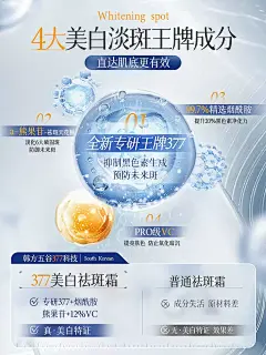 577烟酰胺美白面霜祛斑霜祛黄褐斑雀斑淡化色斑官方旗舰店正品377-tmall.com天猫图片_成分模块图片素材-花瓣网