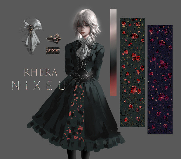 @图维画社 | 画师【NIXEU】厚涂插画集