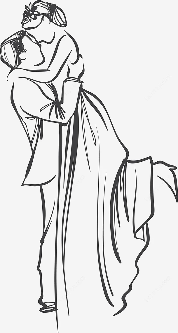 手绘幸福的新郎新娘png免抠素材_新图网 https://ixintu.com 手绘新郎新娘 跳起来的新娘 结婚 婚礼 绘画 幸福的新郎新娘-花瓣网