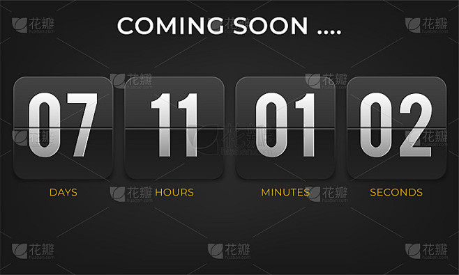 倒转倒计时时钟计数器计时器