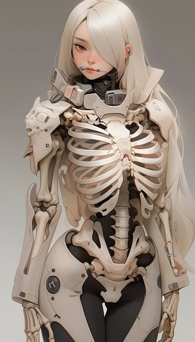 Skeleton Lady (3)-花瓣网