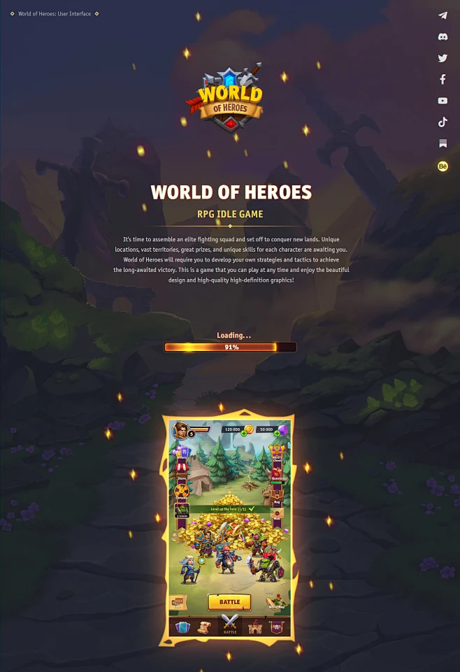 game interface game ui Game Ui/UX GUI mobile mobile game RPG game UI/UX ...