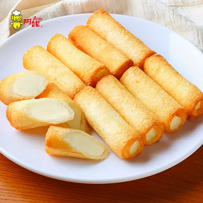 arno阿诺小吃炸牛奶脆皮奶卷280g/袋油炸鲜奶火锅餐厅甜品点心-tmall.com天猫-花瓣网